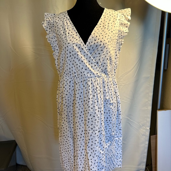 LOFT | Dresses | Nwt Loft Floral Faux Wrap Dress 8p | Poshmark